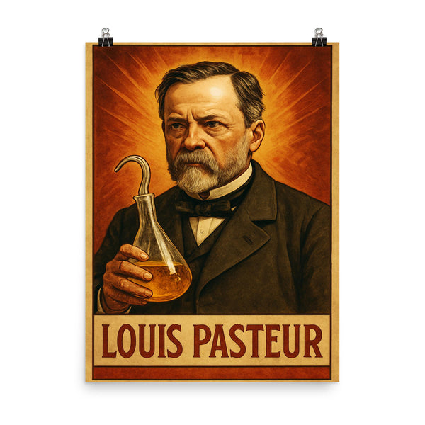 Louis Pasteur Poster Print — Museum-Quality 18"x24" – Noveltees