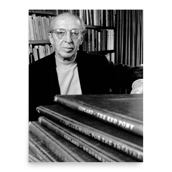 Aaron Copland Poster Print — Museum-Quality 18"x24" – Noveltees