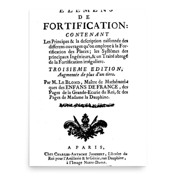 Guillaume Le Blond Poster Print — Museum-Quality 18"x24" – Noveltees