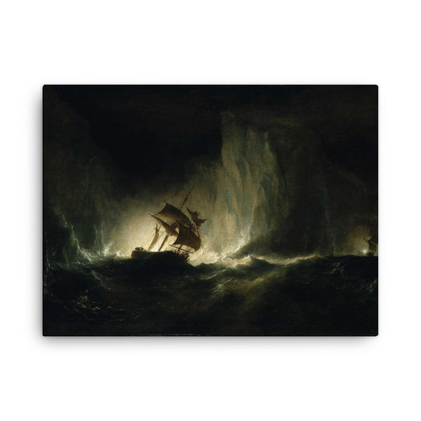 HMS Erebus Arctic Expedition Canvas Print – Richard Beechey 1842 Nauti ...