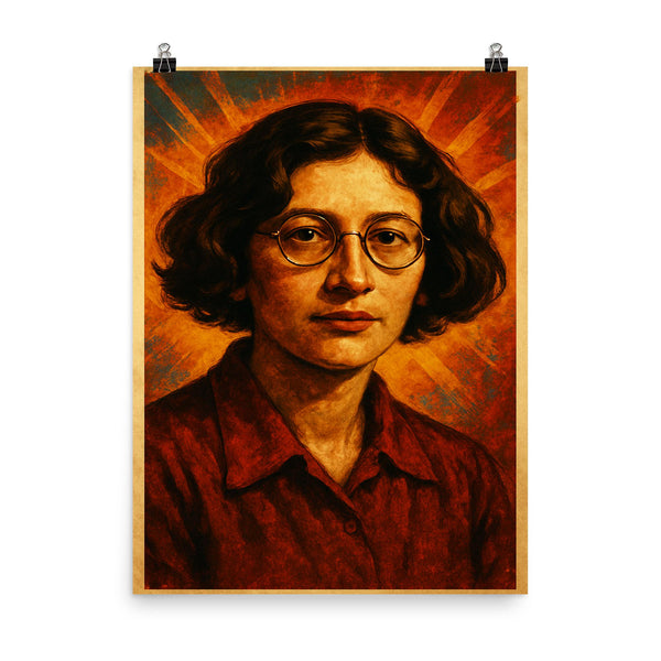 Simone Weil Poster Print — Museum-Quality 18"x24" – Noveltees