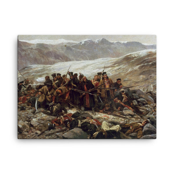 Last Stand of the 44th Regiment Canvas Print – Battle of Gandamak Wall ...