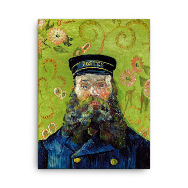 Van Gogh The Postman 1889 Canvas Print – Vibrant Fine Art Wall Decor ...