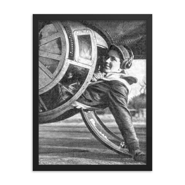 US Army Air Force Sgt. Alan Magee B-17 Survival Hero Framed Print – Hi ...