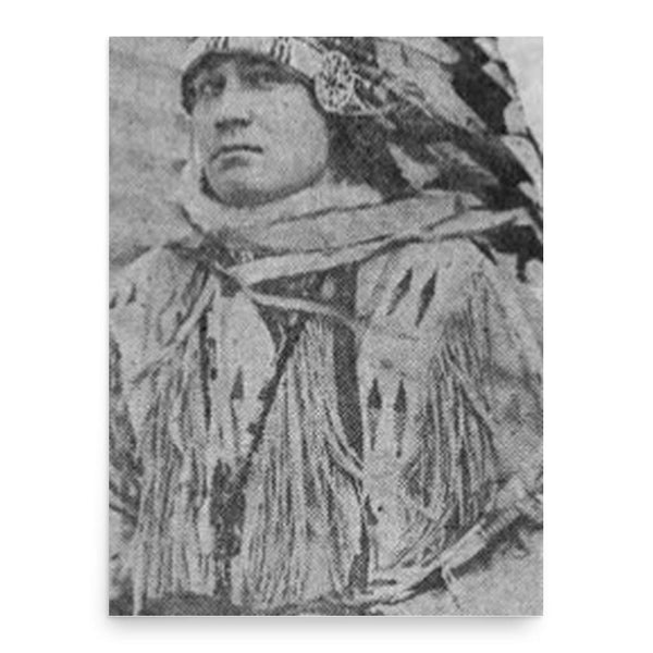Acee Blue Eagle Poster Print — Museum-Quality 18"x24" – Noveltees