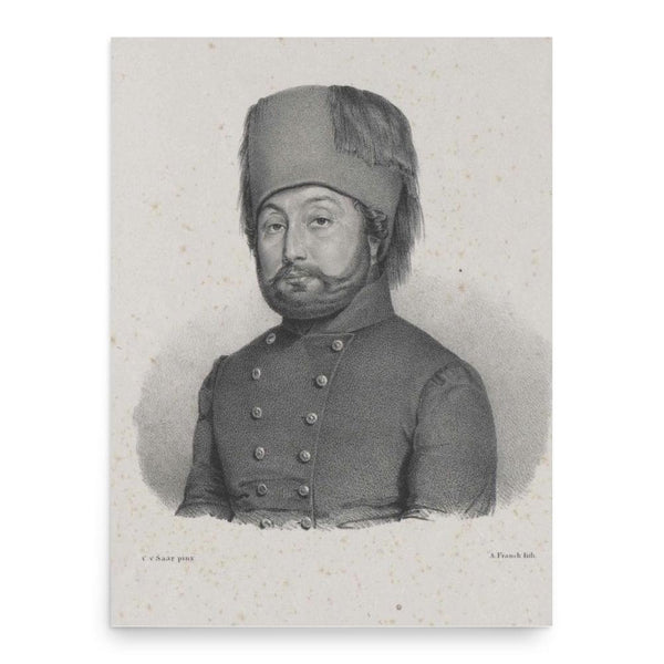 Ahmed Fethi Pasha Poster Print — Museum-Quality 18"x24" – Noveltees