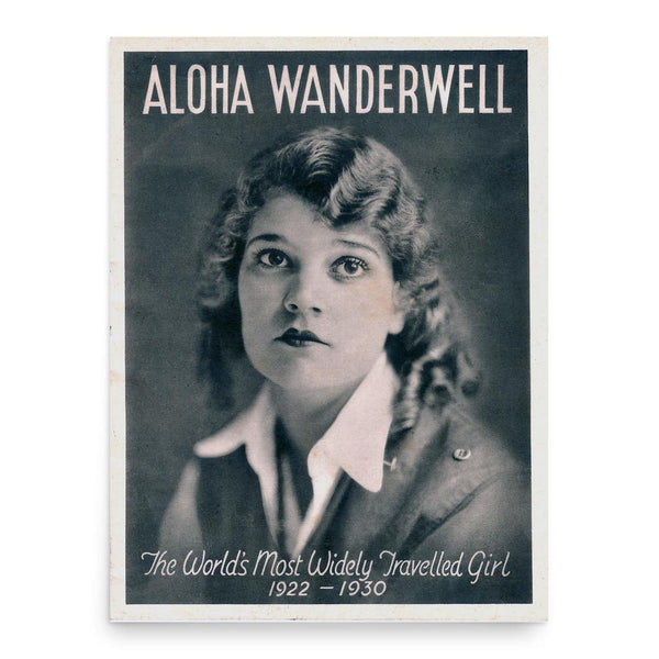 Aloha Wanderwell Poster Print — Museum-Quality 18"x24" – Noveltees
