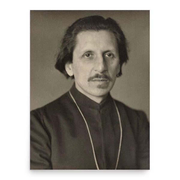 Ananda Coomaraswamy Poster Print — Museum-Quality 18"x24" – Noveltees