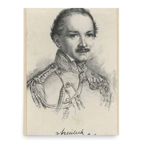 Carl Wilhelm von Heideck Poster Print — Museum-Quality 18"x24" – Noveltees