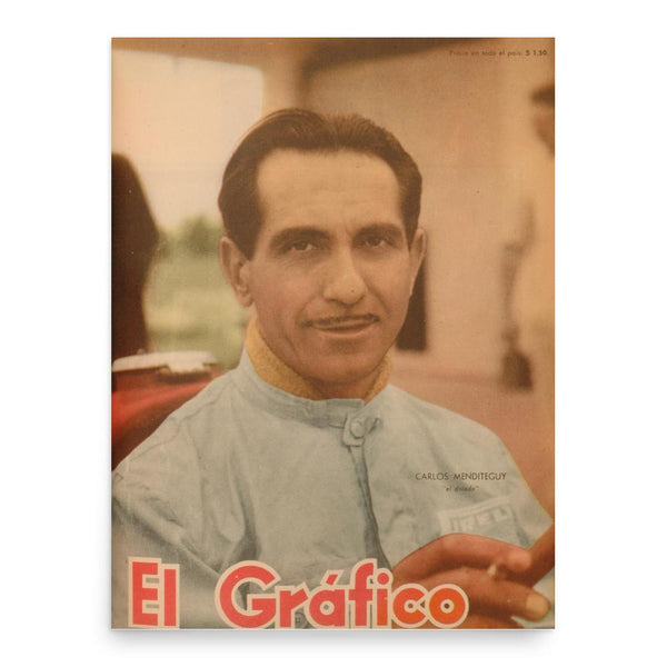 Carlos Menditeguy Poster Print — Museum-Quality 18"x24" – Noveltees