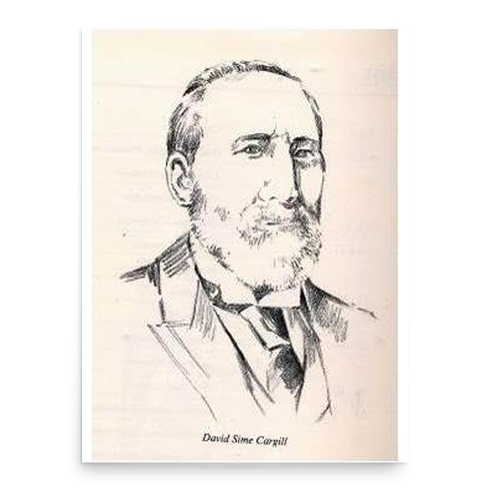 David Sime Cargill Poster Print — Museum-Quality 18"x24" – Noveltees