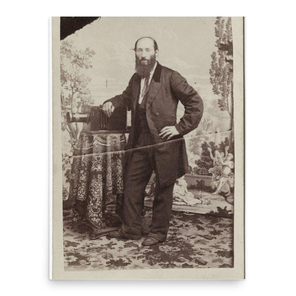 Edward Abraham Kusel Poster Print — Museum-Quality 18"x24" – Noveltees