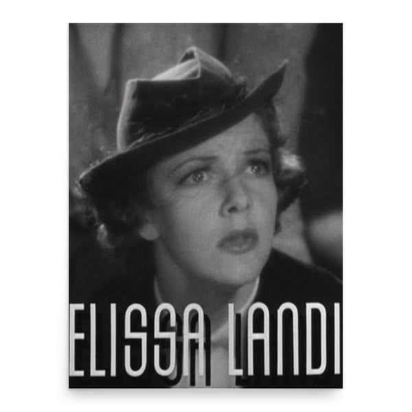 Elissa Landi Poster Print — Museum-Quality 18"x24" – Noveltees
