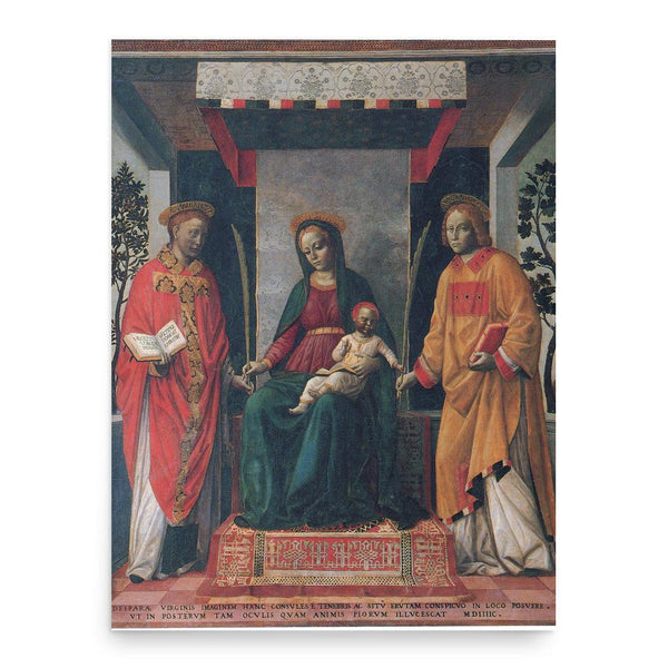 Faustinus and Jovita Poster Print — Museum-Quality 18"x24" – Noveltees