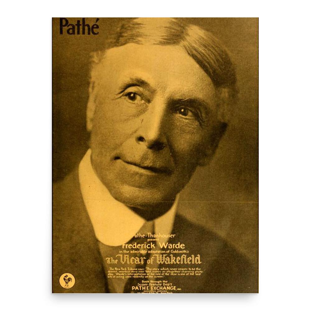 Frederick Warde Poster Print — Museum-Quality 18"x24" – Noveltees