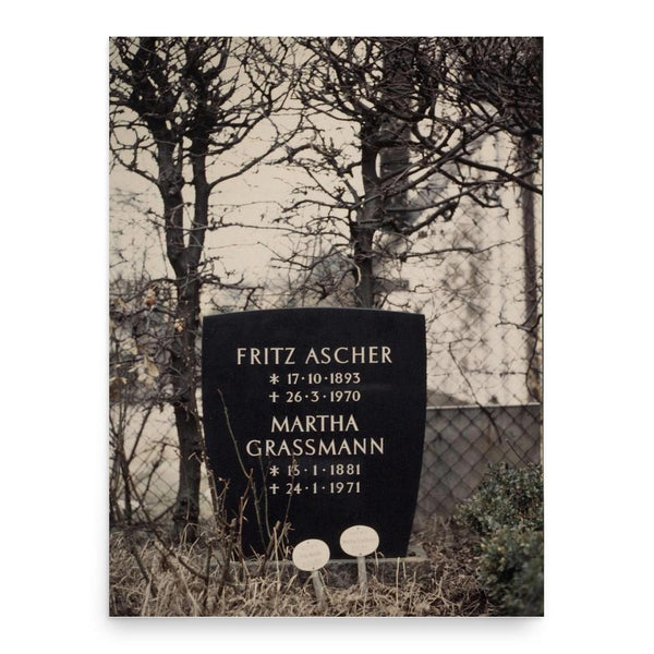 Fritz Ascher Poster Print — Museum-Quality 18"x24" – Noveltees