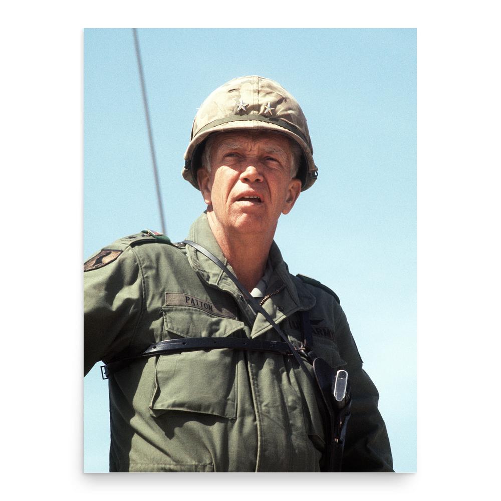 George Patton IV Poster Print — Museum-Quality 18"x24" – Noveltees