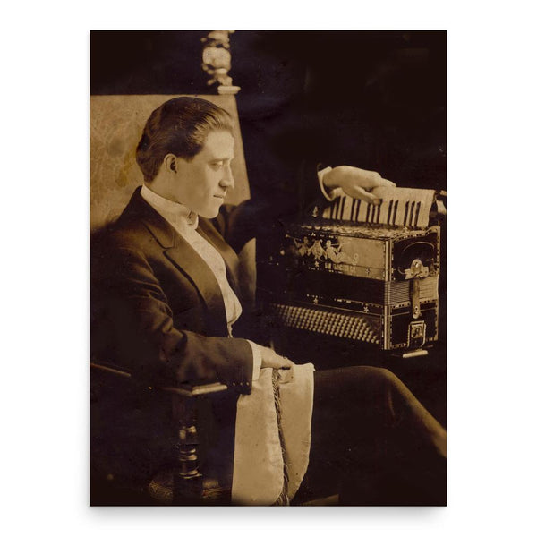 Guido Deiro Poster Print — Museum-Quality 18"x24" – Noveltees
