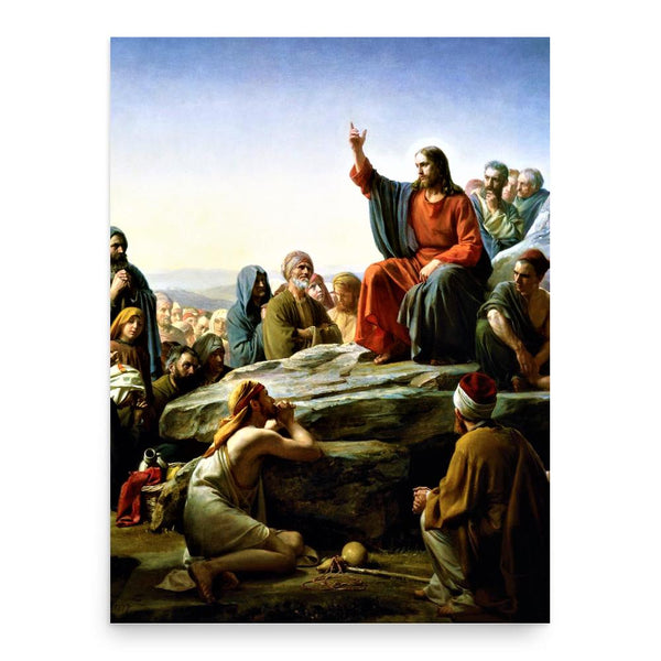 Jesus Christ Poster Print — Museum-Quality 18"x24" – Noveltees