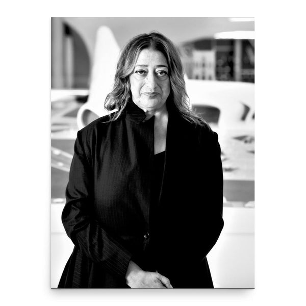 Zaha Hadid Poster Print — Museum-Quality 18"x24" – Noveltees