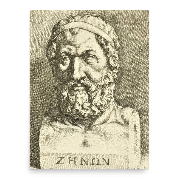 Zeno of Elea Poster Print — Museum-Quality 18"x24" – Noveltees